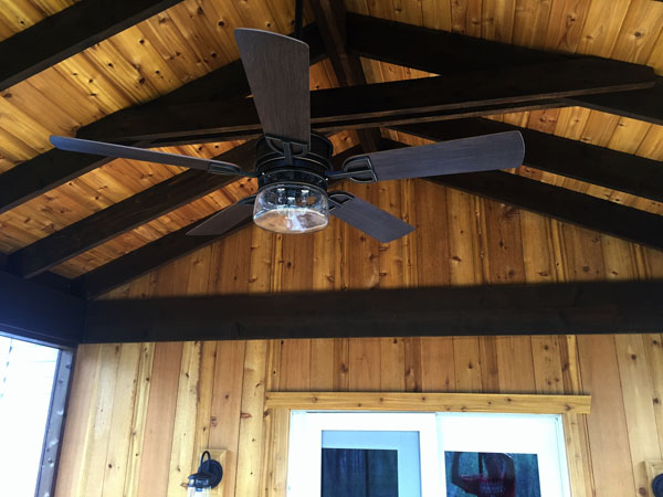 Open Rafter Porch Ceiling | Shelly Lighting